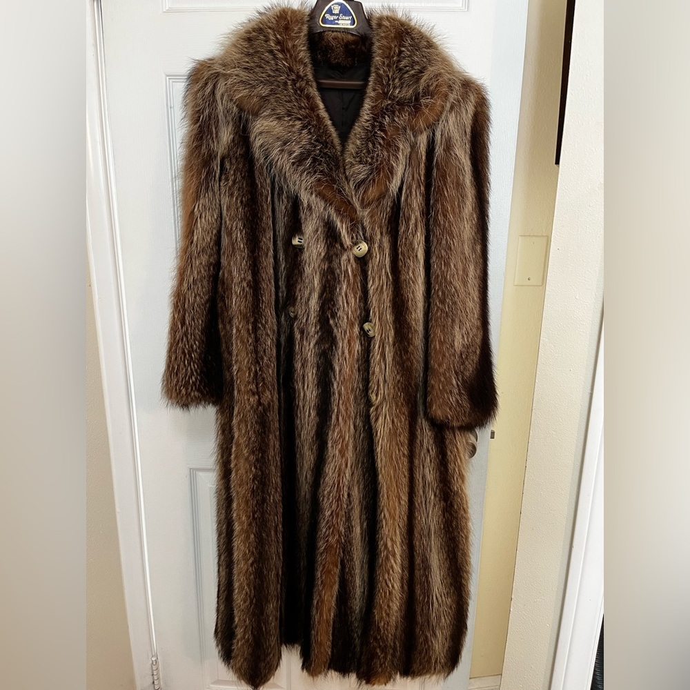 Real Raccoon Fur Coat - Gem